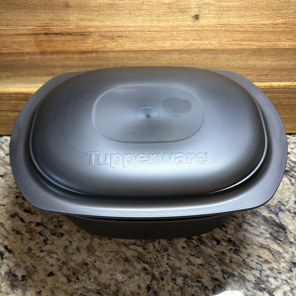 Tupperware | Kitchen | Tupperware Black Container | Poshmark
